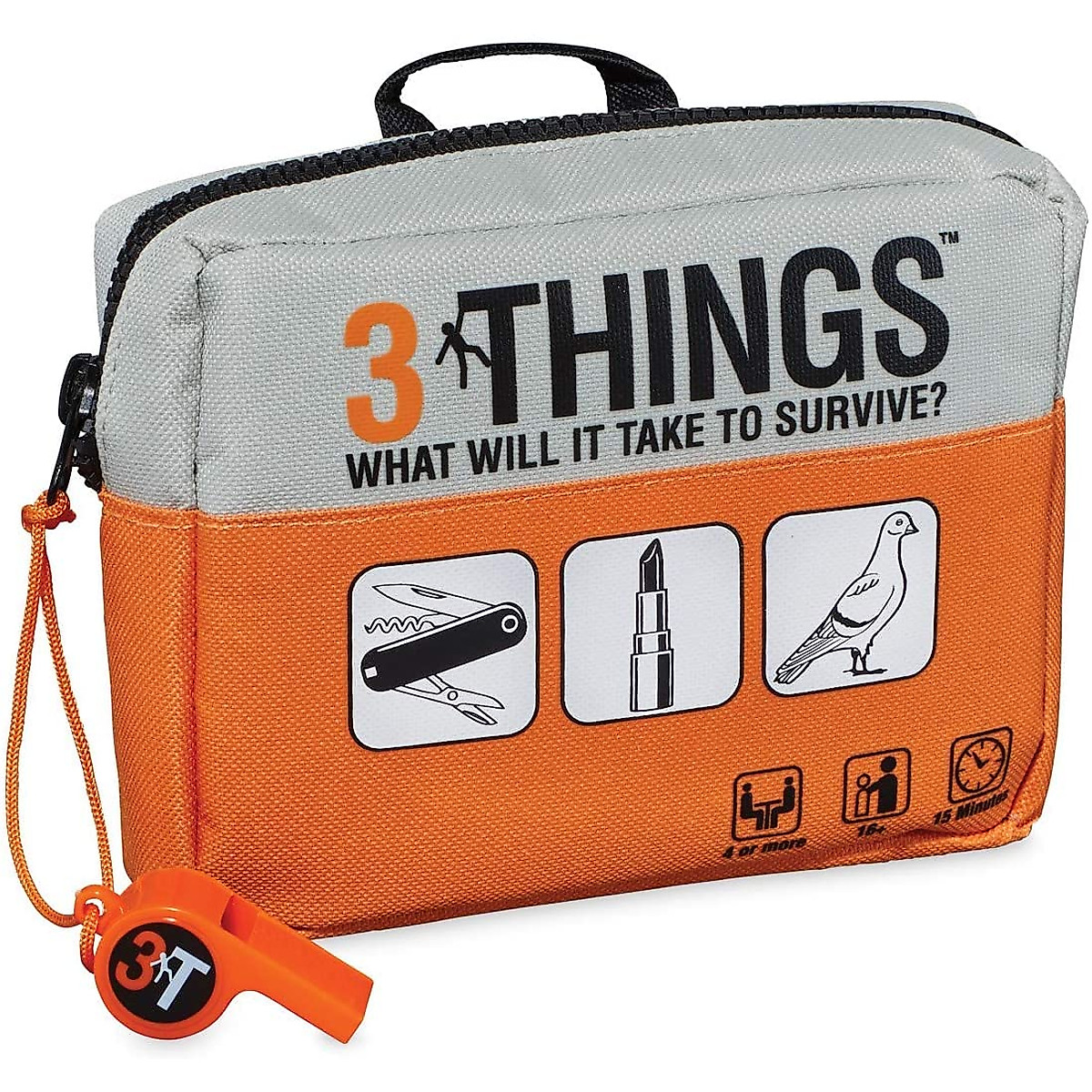 Shenanigames Adult Party Games: 3 Things - Improvise Your Best Survival Plan - Choose Your own Level of NSFW - Adaptable for Work, College Parties, Bars & Game Nights