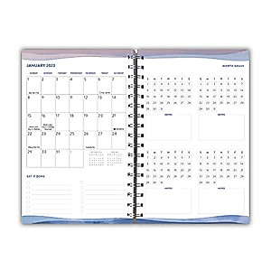 Goal Getter 2023 Weekly and Monthly Planner, 16-Month Lifestyle Planner: September 2022 - December 2023, 6" x 9" - Mountain Sunrise