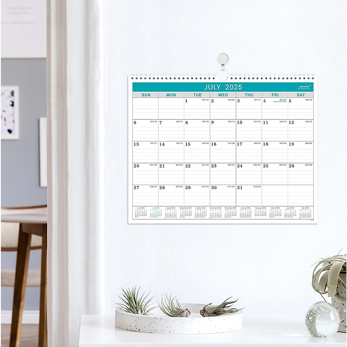Calendar 2023 - 12 Monthly Wall Calendar 2023 from January 2023 to December 2023, 2023 Calendar with Julian Date, 14.75 x 11.5 Inches, Thick Paper for Organizing