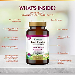 NaturVet Joint Health Time Release Level-3 Supreme Hip & Joint Dog Supplement