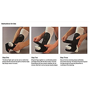 Cramer Dorsal Night Splint for Effective Relief From Plantar Fasciitis Pain, Arch Foot Pain, Slip Resistant Sleep Support, Comfortable Alternative to Posterior Splint for Plantar Fascia Relief, Large