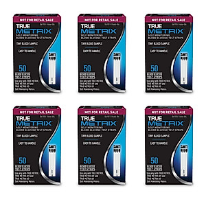 True METRIX® NFRS Test Strips, 50 Count (Pack of 6) (300 Test Strips)