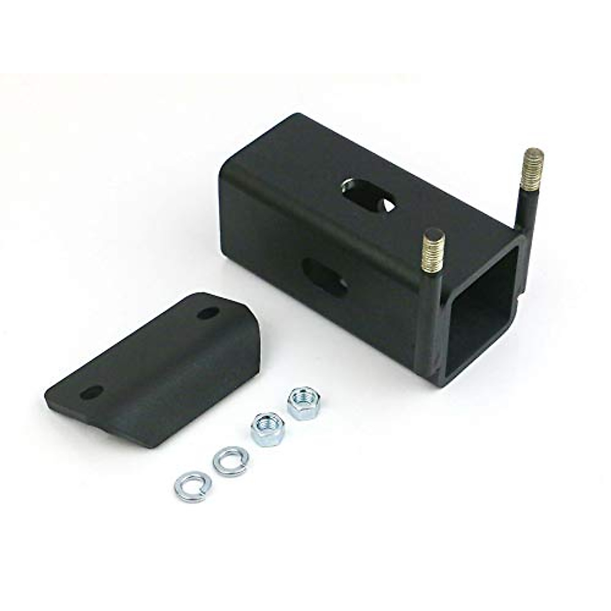Weigh Safe WSARR-2 Anti-Rattle Receiver Reducer, Reduces 2.5" Receivers to 2" Receivers & has Built -in Anti-Rattle Tech, Hitch Tightener Grade Galvanized Bolts and High Strength Steel Construction.