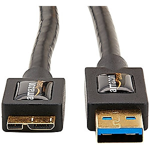 Amazon Basics Z25K USB 3.0 Cable - A-Male to Micro-B - 6 Feet (1.8 Meters), Printer