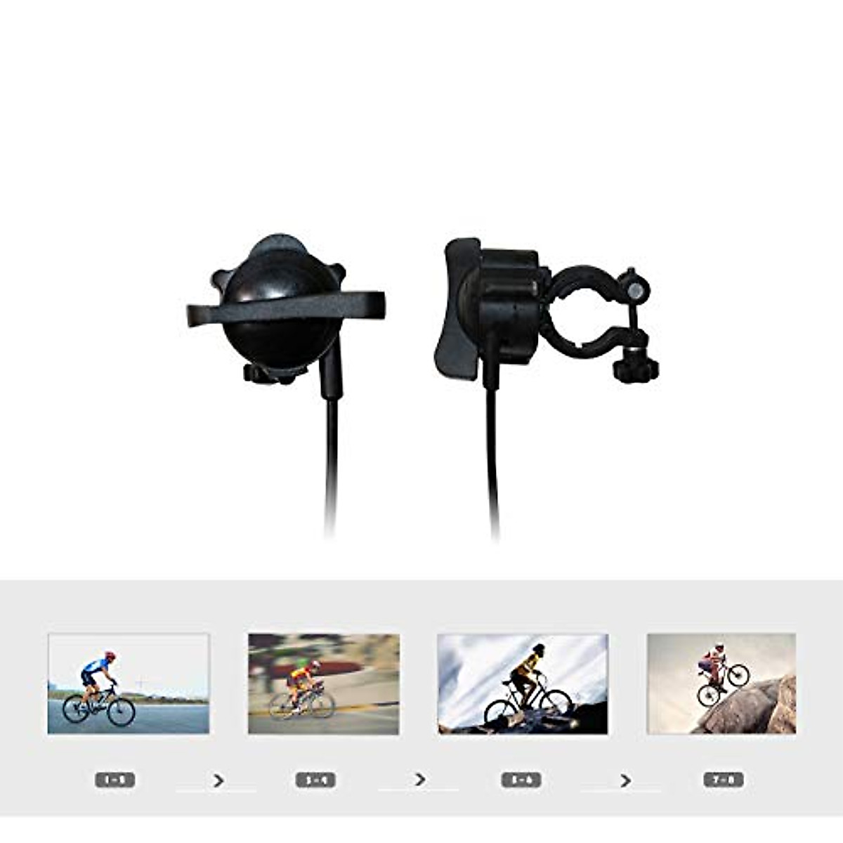 BalanceFrom Bike Trainer Stand Steel Bicycle Exercise Magnetic Stand with Front Wheel Riser Block