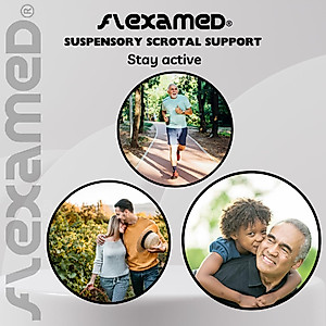 Hernia Gear FlexaMed Suspensory Scrotal Support - Large