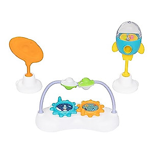 Smart Steps by Baby Trend Plus 2-in-1 Walker with Deluxe Toys, Orbits White