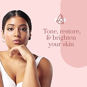 Clear Beauty Rose Gold & Hyaluronic Acid Face Mist - Dermatologist Tested, Moisturizes, Calms Redness & Tones Skin, Balancing Facial Spray, Cruelty-Free, Vegan, 95% Natural, Non - GMO, All Skin Types