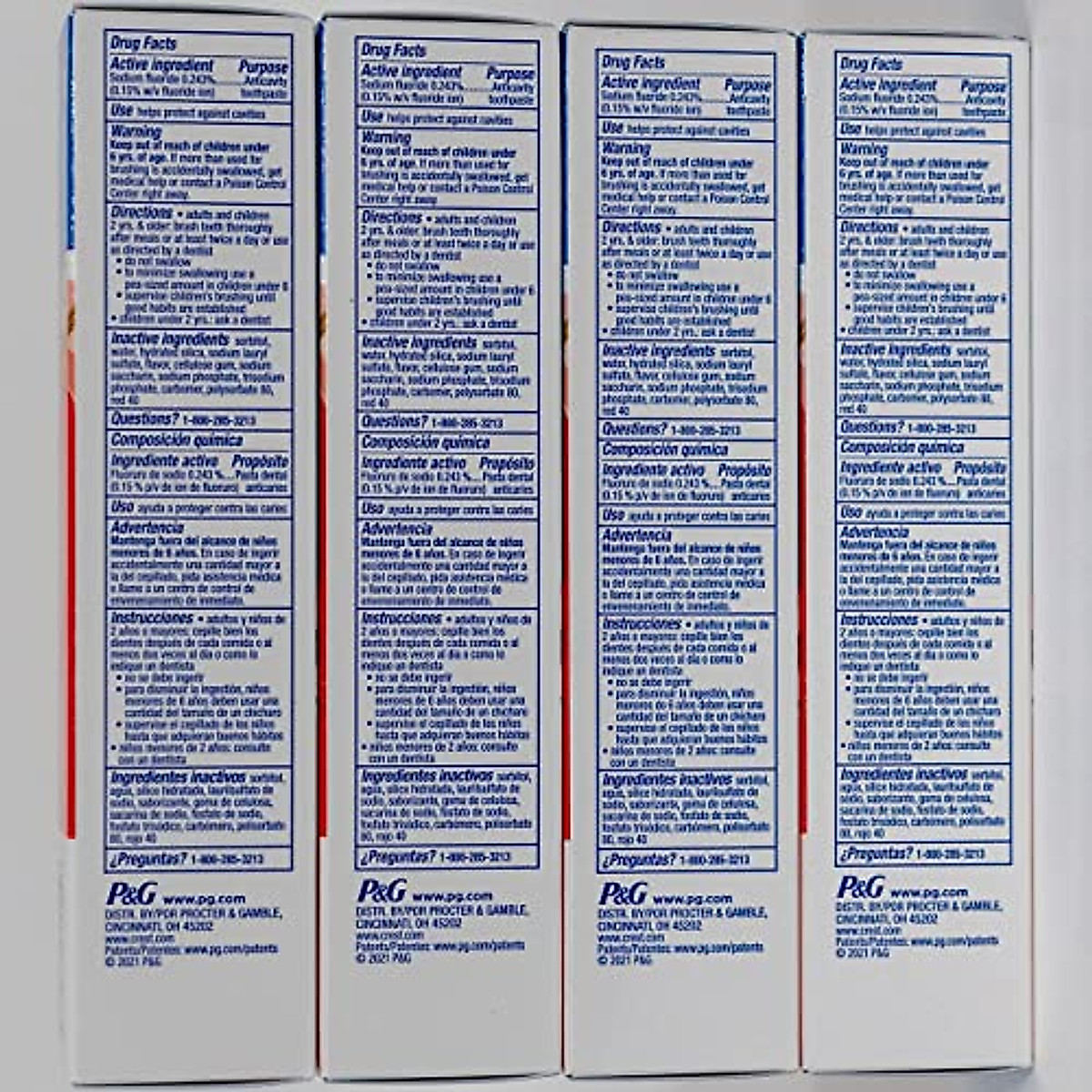 Crest Plus Complete + Whitening Cinnamon Rush Expressions 5.4 oz (4 Pack) 5.4 Ounce (Pack of 4)