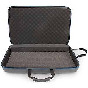 CASEMATIX Travel Case Compatible with Numark Mixstream Pro Plus, Mixstream Pro Go Standalone DJ Controller, Numark NV2 Serato Mixers and More - Includes Carrying Case Only with Shoulder Strap