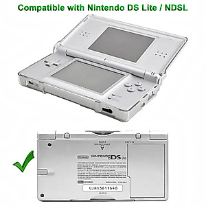 OSTENT Hard Crystal Case Clear Skin Cover Shell for Nintendo DSL NDS Lite NDSL