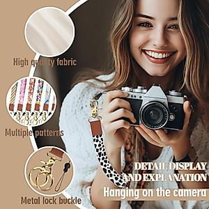 Wristlet Keychain for Women and Men，Key Chain Holder，Wrist Lanyard for Keys(Cow）