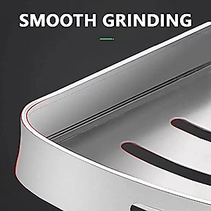 Shower Organizer Shower Shelves Adhesive Shower Caddy, No Drilling Shampoo Holder Storage Rack With Hooks Rustproof Bathroom Shower Shelf, Black