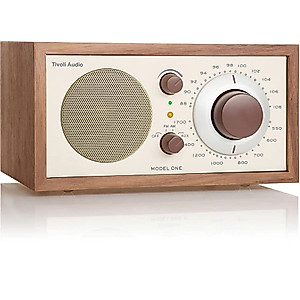 Tivoli Audio model One Am/ fm Table Radio, Classic/ Walnut, 2.4 Lb