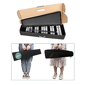 Mr.Power 30 NOTES Foldable Glockenspiel Xylophone Vibraphone Percussion Instrument Musical Instrument with Mallet, Mallet Mute Cover, Carrying Bag, Carrying Box