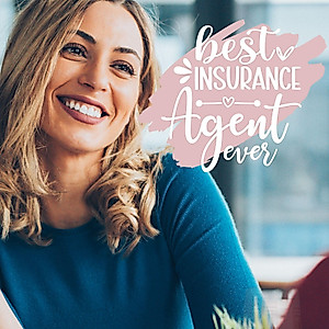 Onebttl Insurance Gifts for Women, Best Insurance Agent Ever, Stainless Steel Tumbler 20oz, Birthday Chiristmas Gifts for Women, Coworker, Boss