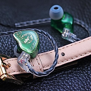 HIFICAT Tangzu WANER SG Jade Green 10mm Dynamic Driver in-Ear Earphone，PET Diaphragm HiFi IEM