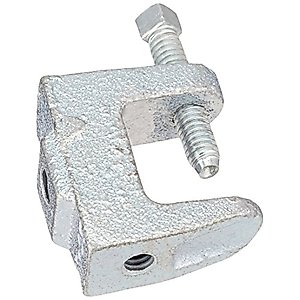 Morris 17486 Universal Beam Clamp, Malleable Iron, 1/4" - 20"