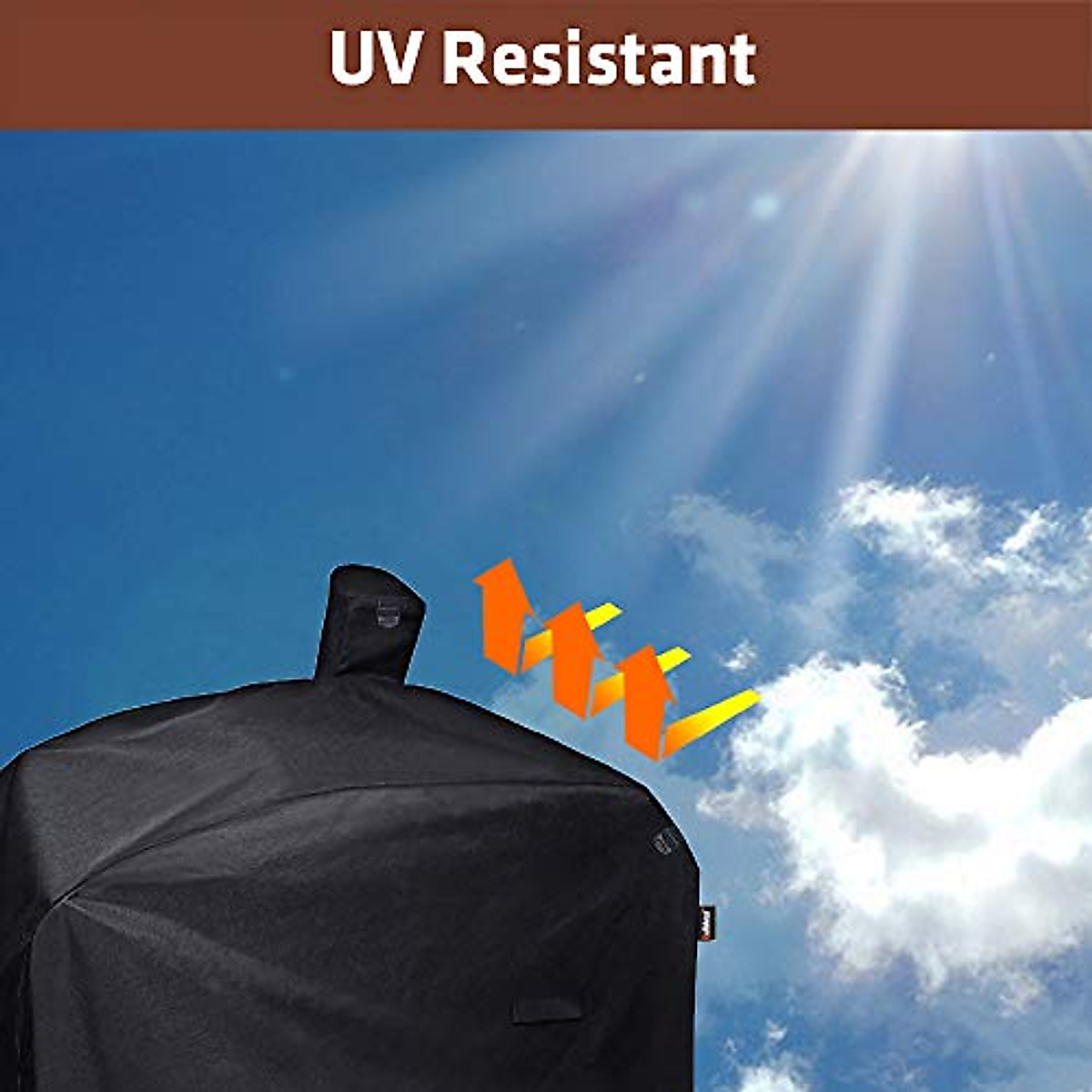 Uniflasy Pellet Grill Cover for Camp Chef Pellet Grills DLX 24", SmokePro DLX, SmokePro 24" PG24 PG24LS PG24S PG24SE PG24LTD Woodwind 24 Pellet Grills 600D Waterproof Anti-UV BBQ Cover