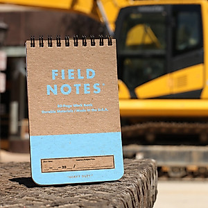 Field Notes: Heavy Duty Edition 2 Pack - Top Spiral Bound Memo Books - Ruled and Graph Paper - 3.5 x 5.5 Inch