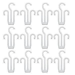 Shoe Hanger CSNSD 12PCS White Plastic Shoe Display Hooks Shoes Drying Racks Slipper Hook Shoe Rack