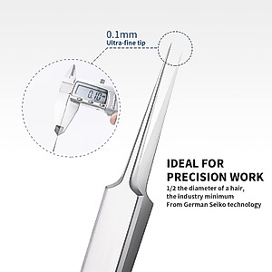 DUcare Blackhead Remover Tools 9 Pcs Pimple Popper Tool Kit with Metal Case for Pimples, Blackheads, Zit Removing, Forehead