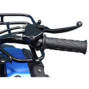 125cc ATV for Sale ATV Quad Youth 4 wheeler ATVs Adults ATV Four Wheelers Big Tires LED Lights with Reverse and Matching Rims - Burgundy