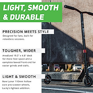 Lucky TFOX Complete Pro Scooter - Tanner Fox Designed Trick Scooter for Intermediate Riders, Analog