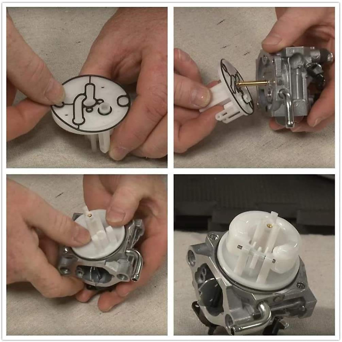 wifehelper Pack of 5 Carb Carburetor Float Bowl Gasket Replacement Fit for Briggs & Stratton 698781 Nikki Carburetor John Deere Troy-Bilt Toro Lawn Mower