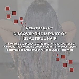 KERATHERAPY Keratin Infusion Repair Conditioner, 10.1 fl. oz., 300 ml - Repairs Dry, Damaged or Frizzy Hair with Caviar Extract, Argan Oil & Kerabond