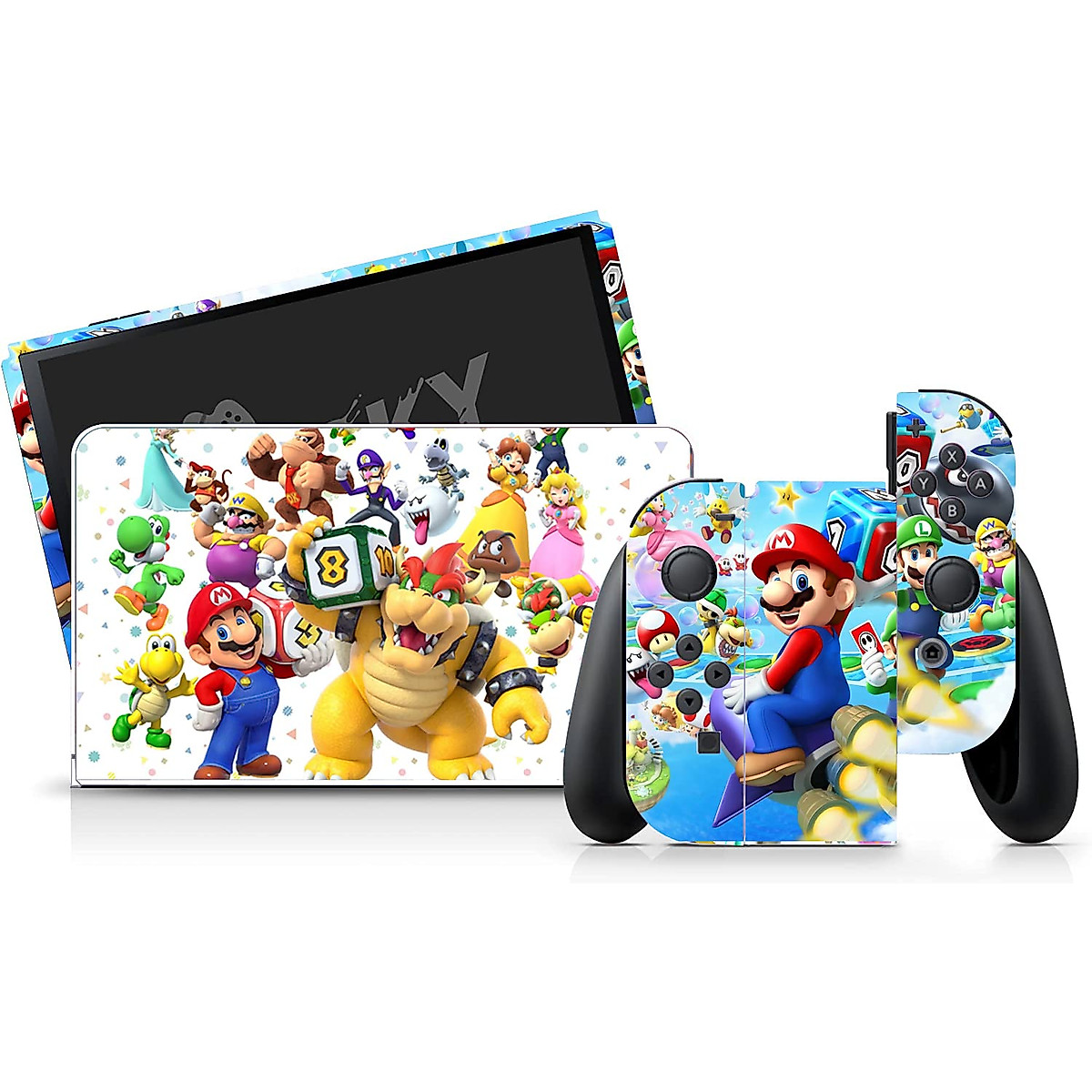 SadSkins Full Wrap Skin for Switch OLED Anime Switch OLED Protector Skin Cover Matte Vinyl Decal Stickers（Only Switch OLED）