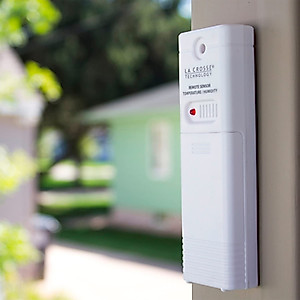 La Crosse Technology Wireless Outdoor Temperature & Humidity Sensor - Wall Mounted, Accurate, Weather Resistant, Wide Temperature & Humidity Gauge Transmission Range (330ft Range), Battery Powered