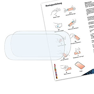 Bruni Screen Protector compatible with Nextbase 512GW Protector Film, crystal clear Protective Film (2X)