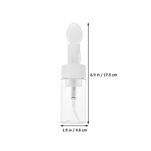 DOITOOL 2pcs Sparkling Bottle Foam Face Wash Liquid Hand Soap Foaming Foaming Soap Dispenser Empty Pump Bottles Travel Soap Hand Soap Foaming Bottles Empty Sub Bottle Clean