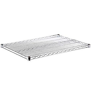 Commercial Chrome Wire Shelving Wall Shelf 14 x 72 - NSF