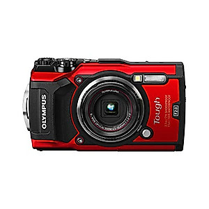 Olympus TG-5 Waterproof Camera with 3-Inch LCD, Red