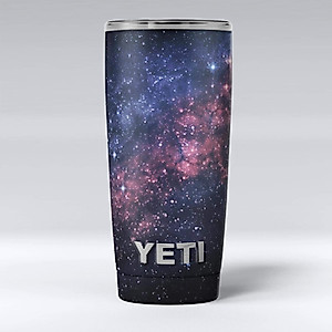 Design Skinz Subtle Pink Glowing Space - Skin Decal Vinyl Wrap Kit Compatible with The Yeti Rambler Cooler Tumbler Cups