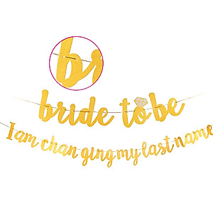 PGNART Bachelorette Party Decoration - Rose Gold Bridal Shower Decorations, Bride to be Party Decor and Supplies Kit, Bride Balloons, Bride to Be Sash, Ring, Banner, Backdrop Garland Tassel