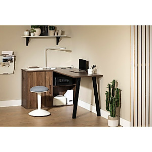 South Shore Zolten Desk, Natural Walnut