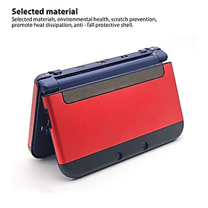 Red Shockproof Protector Case Cover Hard Shell Skin for Nintendo New 3DS XL LL (2015 Model) ONLY