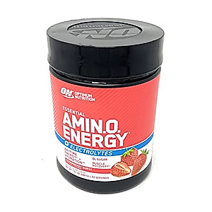 Optimum Nutrition Essential Amino Energy + Electrolytes, Strawberry Burst, 72 Servings