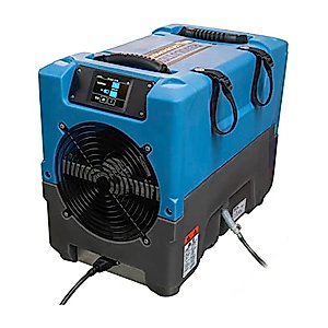 Dri-Eaz Revolution LGR Commercial Dehumidifier with Pump, Industrial, Compact, Crawlspace and Basement Drying, Durable, Portable, Blue, F413, Up to 17 Gallon Water Removal per Day