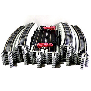 HO Scale Bachmann Nickel Silver EZ Track 46 X 73 Double Oval for Model Railroad Trains