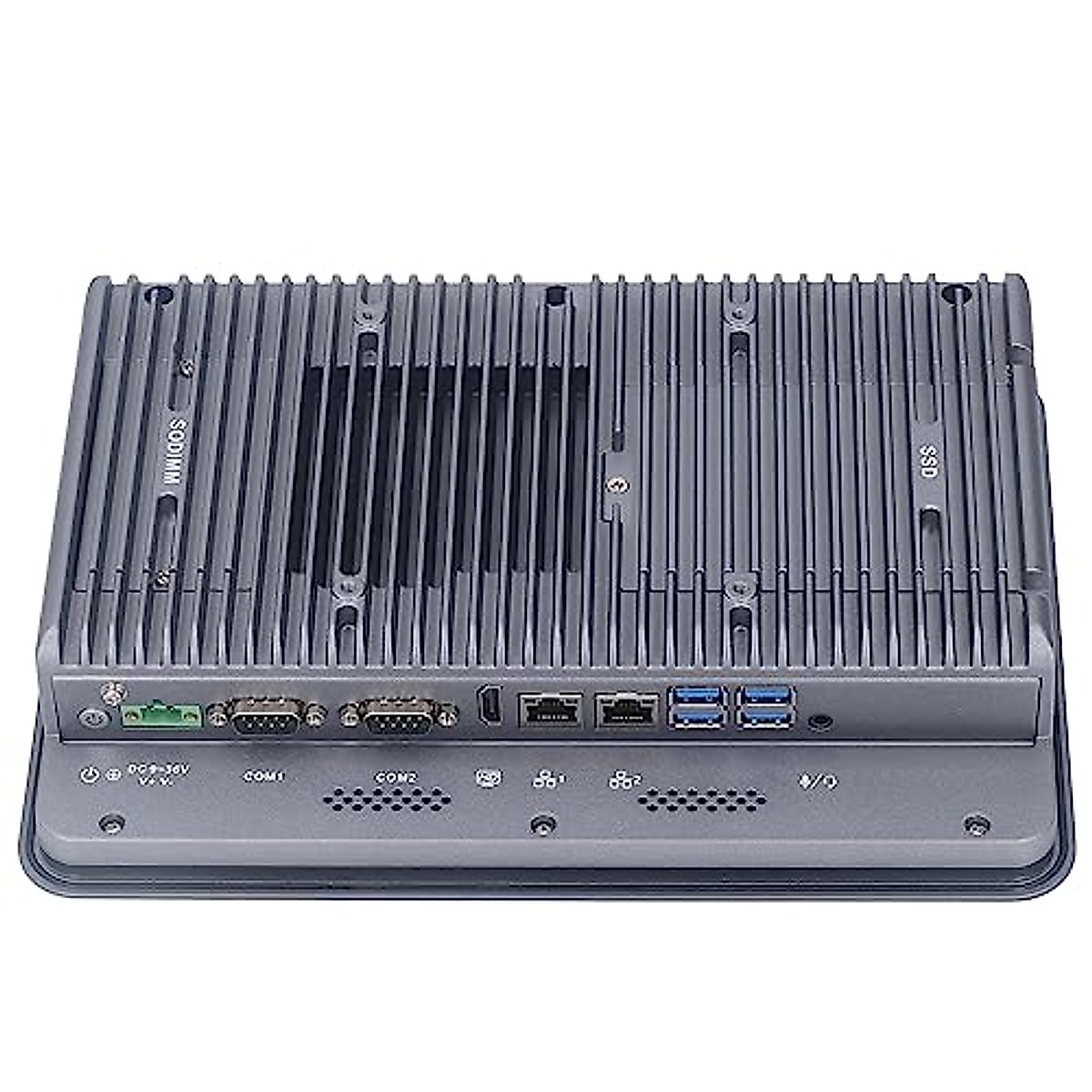 Rugged Tablet with Touchscreen, 100-240V Capacitive Screen High Voltage Industrial Tablet PC Precise Touch for Industrial Automation (US Plug)