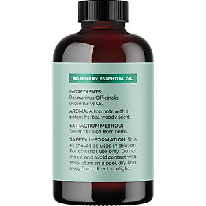 Organic Hair Growth Treatment Set - Moroccan Argan Oil, Rosemary Essential Oil, and Pure Hair Oils for Hair Growth