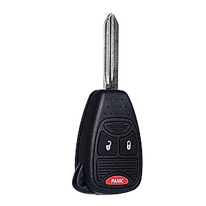 Key Fob Remote Replacement Fits for Dodge Ram 1500 2500 3500 2006 2007 2008 Dakota Magnum Durango Nitro Charger Avenger Caliber Jeep Wrangler Patriot Grand Cherokee Keyless Entry Remote OHT692427AA