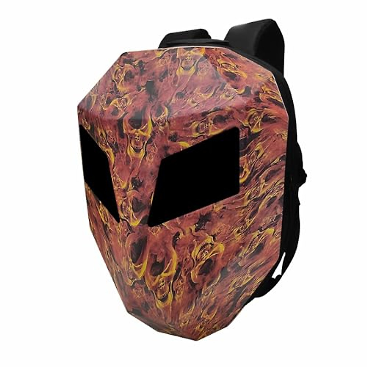 Taysem LED Backpack with Eyes Led - LED Motorcycle Backpacks for Men Backpack with Digital Moving Eyes (E)