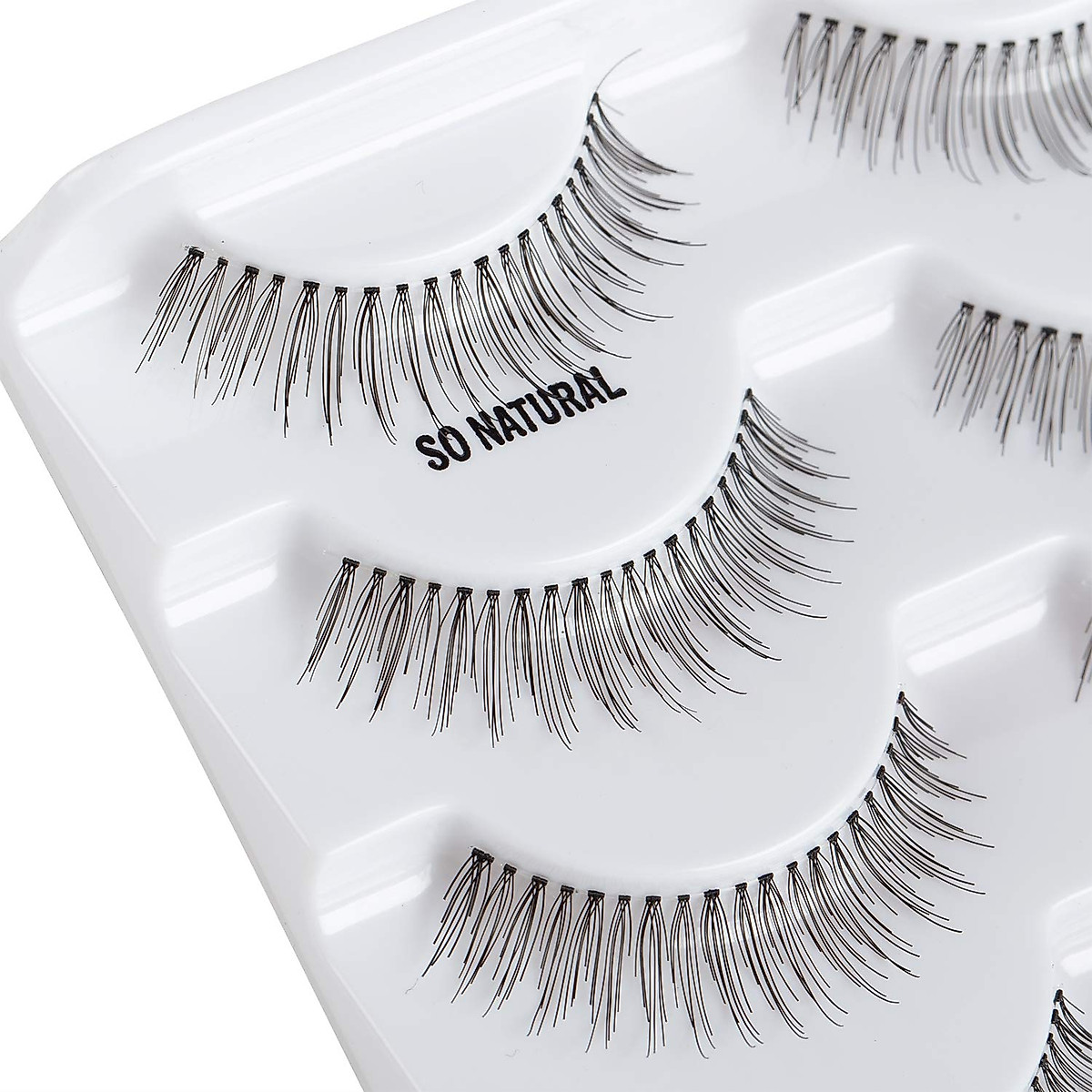 ALICE Lashes 110 Natural Hand Knotted False Eyelashes 5 Pairs Multipack
