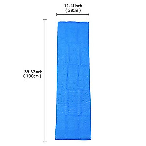 Extra Rough, Exfoliating Washcloth [Made in Japan] Exfoliating Towel Special Texture Makes Fluffy Foam Lather, Back Scrubber, Dead Skin Cell Remover [Loofah for Women and Men] (Blue)