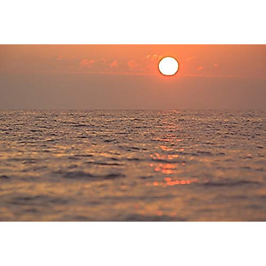 Posterazzi PDDUS12SWR0546LARGE Reflections and Ripples on Ocean Water, Hulopo'e Bay, Lanai, Hawaii Photo Print, 24 x 36, Multi